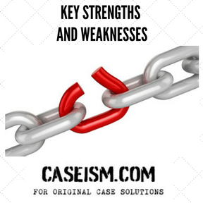 KEY STRENGTHS AND WEAKNESSES Case Study Solution for Harvard HBR Case Study