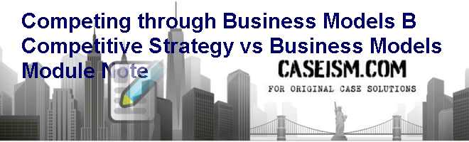 Competing through Business Models (B): Competitive Strategy vs ...