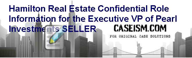 Hamilton Real Estate: Confidential Role Information for the Executive ...