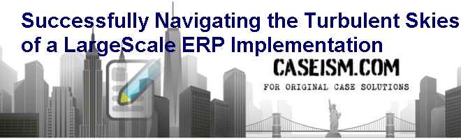 Successfully Navigating the Turbulent Skies of a Large-Scale ERP ...