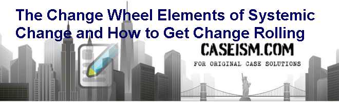 The Change Wheel: Elements of Systemic Change and How to Get Change ...
